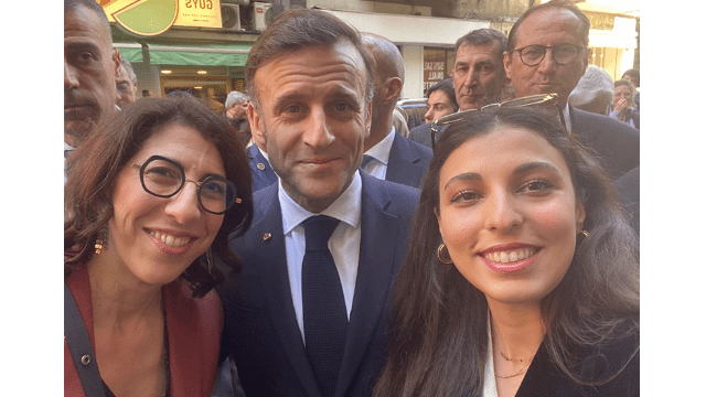 Des étudiants de l'USJ à la rencontre du Président Emmanuel Macron au ...